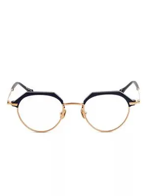 Matsuda Geometric-frame Eyeglasses - Blue