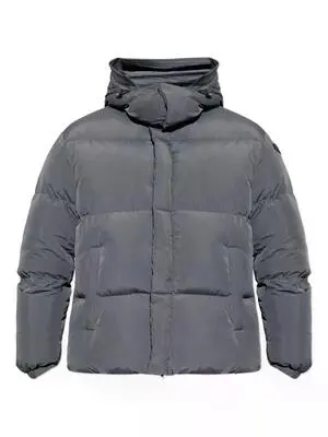 DIESEL® Quilted Down Jacket With Viraloff® Taslan - Grey