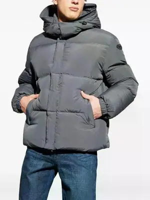 DIESEL® Quilted Down Jacket With Viraloff® Taslan - Grey