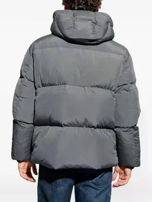 DIESEL® Quilted Down Jacket With Viraloff® Taslan - Grey