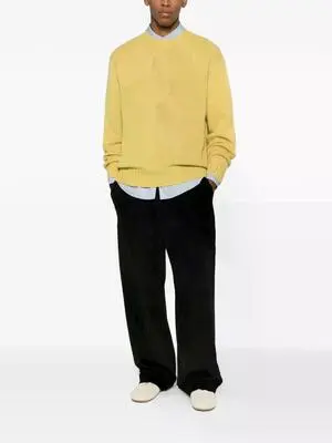 Le Kasha Ribbed Knit Crew Neck Sweater