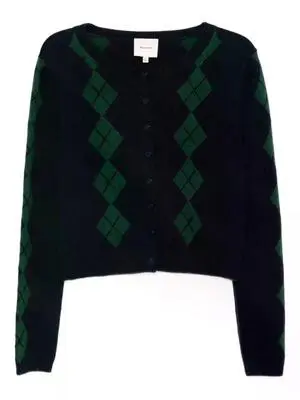 REFORMATION Clara Cardigan - Blue