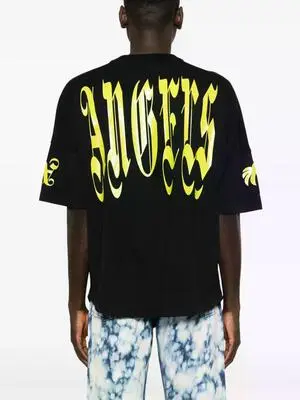 Palm Angels Gothic Logo-print T-shirt