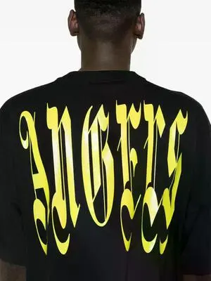 Palm Angels Gothic Logo-print T-shirt