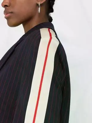 Palm Angels Striped Single-breasted Blazer