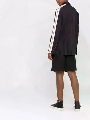 Palm Angels Striped Single-breasted Blazer