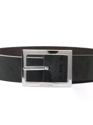 Orciani Belt With Square Buckle - Black