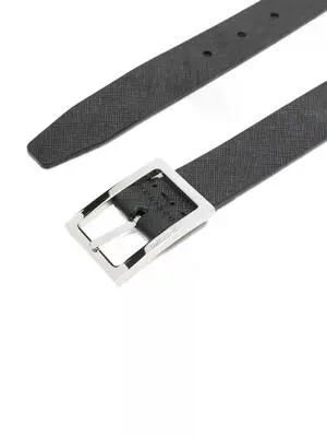 Orciani Belt With Square Buckle - Black