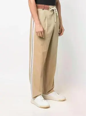 Palm Angels Drawstring Side Stripe Track Pants