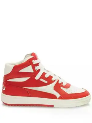 Palm Angels University High-top Leather Sneakers