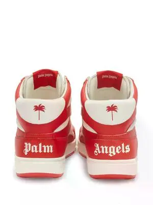 Palm Angels University High-top Leather Sneakers