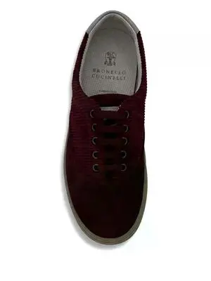 Brunello Cucinelli Corduroy-suede Sneakers