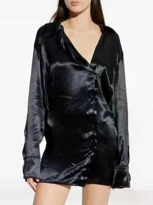 Attico Buttoned Mini Dress