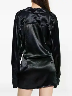Attico Buttoned Mini Dress