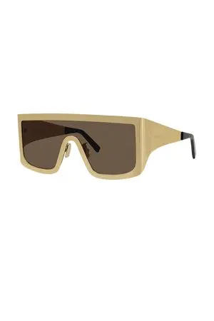 Givenchy Square Sunglasses - Gold & Brown