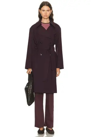 LESET Jane Double Breasted Trench Coat