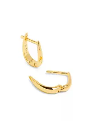 MISSOMA Claw Huggie Hoop Earrings