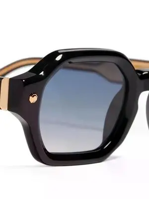 JOHN DALIA Geometric Studded Sunglasses