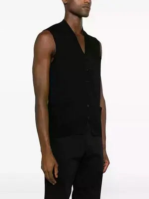 BALLANTYNE V-neck Wool Vest