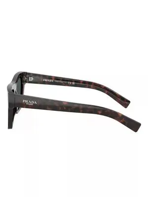 Prada Square-frame Sunglasses - Brown