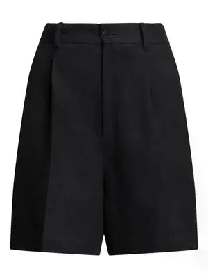 Ralph Lauren Pleated Linen Tailored Shorts