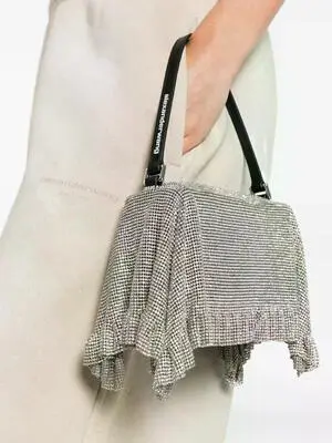 Alexander Wang Divina Pochette Crystal Mesh