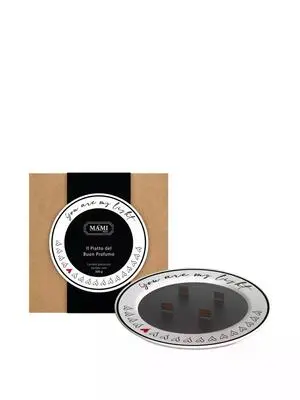 BACI MILANO Heart-motif Sandalo Candle - Black