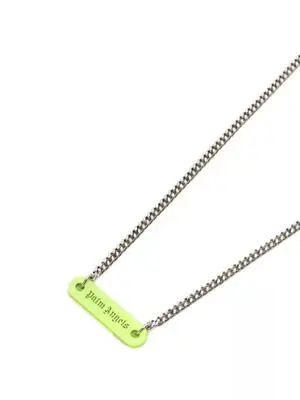Palm Angels Logo-plate Necklace