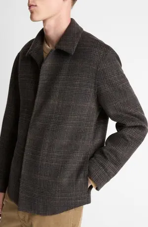 Vince Splittable Wool Blend Shirt Jacket