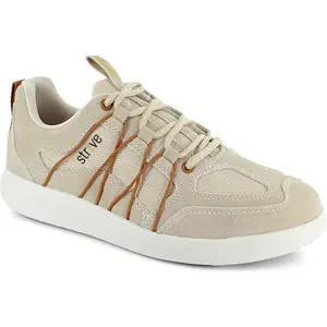 STRIVE Lisbon Leather Sneakers - Sand