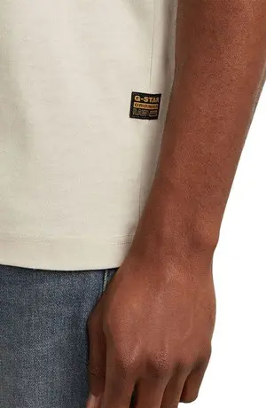 G-star Raw Sprayed 89 Boxy Organic Cotton Graphic T-shirt - Whitebait