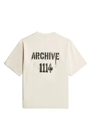 G-star Raw Sprayed 89 Boxy Organic Cotton Graphic T-shirt - Whitebait