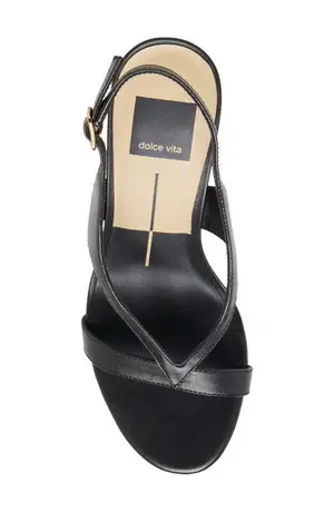 Dolce Vita Izela Slingback Sandal - Black Leather