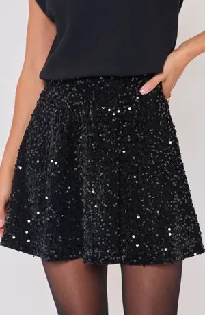 VICI Sequin Mini Skirt