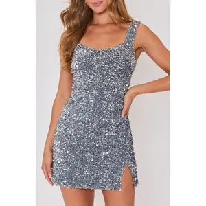 VICI Sequin Mini Dress - Silver