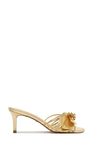 AREZZO Viola Mid Slide Sandal - Ouro
