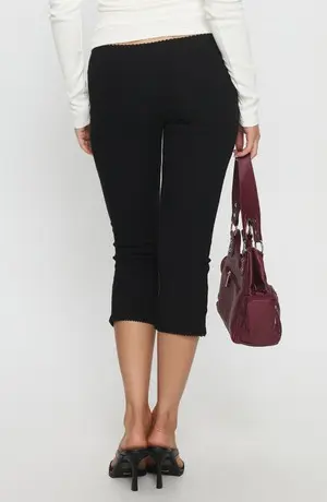 Princess Polly Baseline Rib Capri Pants