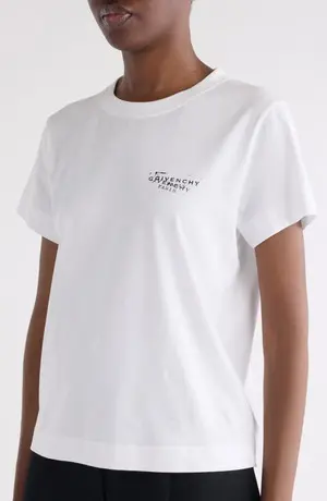 Givenchy Regular Fit Logo Graphic T-shirt - White