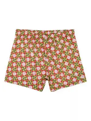 OSKLEN Flower-path Print Shorts