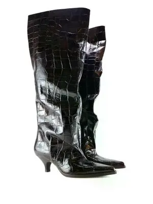 NOTABENE 60mm Yolanda Crocodile-effect Boots