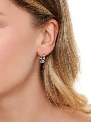 DEVATA Open Heart Hoop Earrings