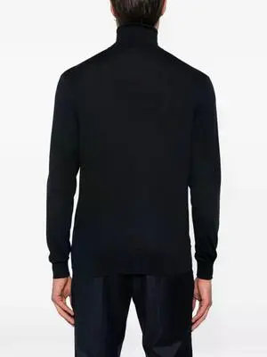 Malo Roll-neck Sweater - Black