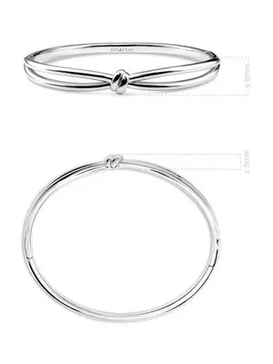 DEVATA Love Knot Bangle Bracelet