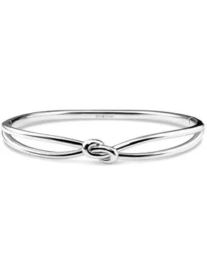 DEVATA Love Knot Bangle Bracelet - Silver