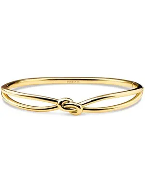 DEVATA Love Knot Bangle Bracelet - Yellow Gold