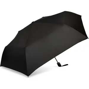 SHEDRAIN Super Slim Auto Open Compact Umbrella - Black