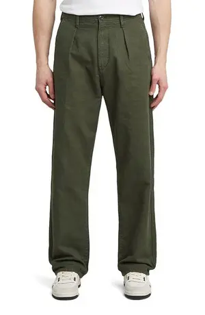 G-star Raw Pleated Relaxed Straight Leg Chinos