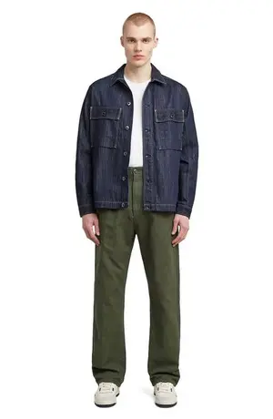 G-star Raw Pleated Relaxed Straight Leg Chinos