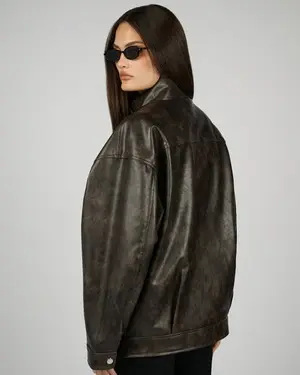 WeWoreWhat 90's Leather Jacket