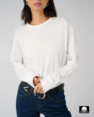 WeWoreWhat Boxy Long Sleeve Tee